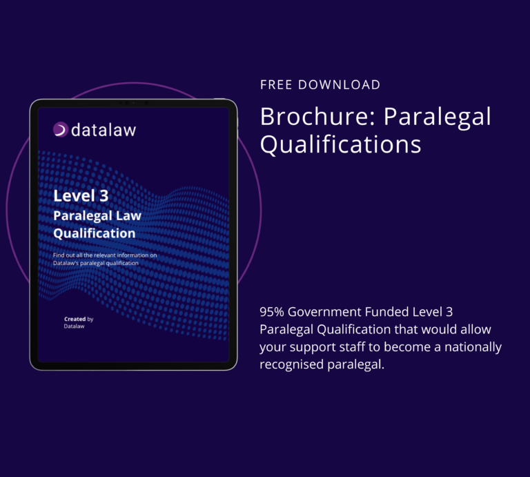 Download - Paralegal Brochure - Datalaw