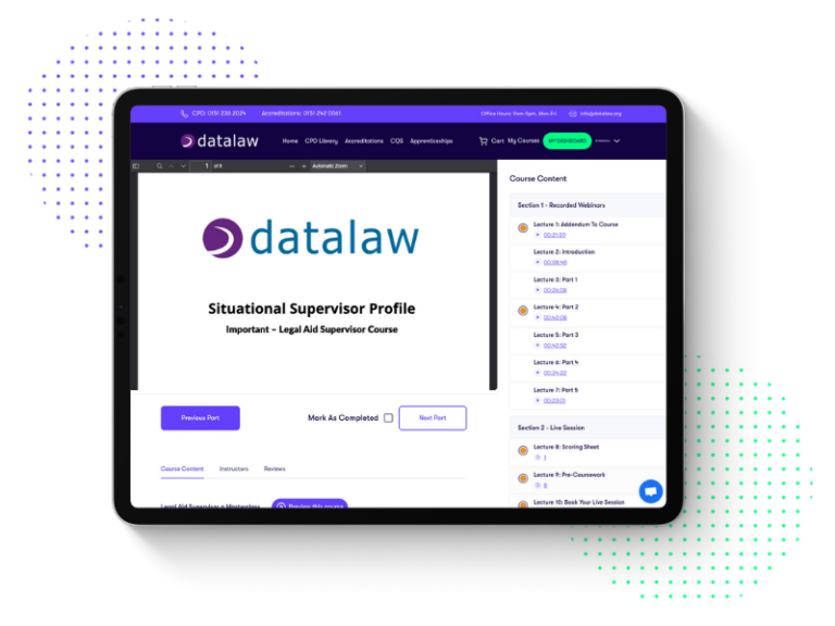 Practice and Management Training - Datalaw
