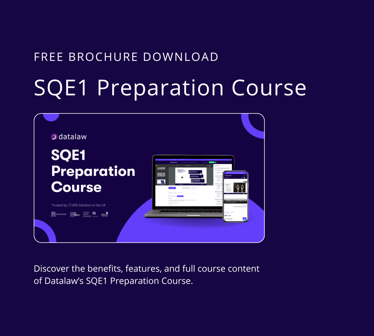 SQE1 Preparation Course Brochure - Datalaw